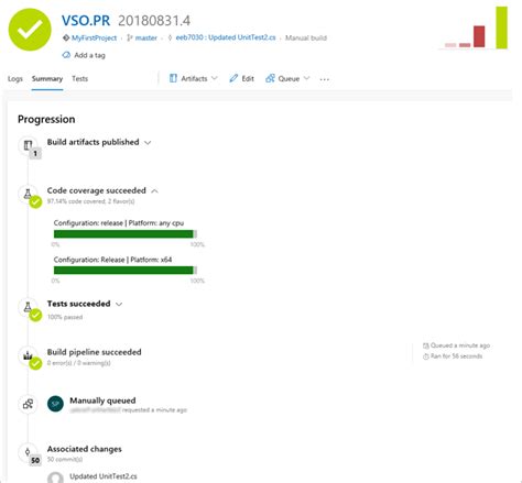 review code coverage azure pipelines microsoft docs