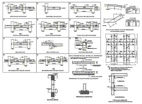 Typical Beam Cross Section Drawing Free Download Dwg File Cadbull