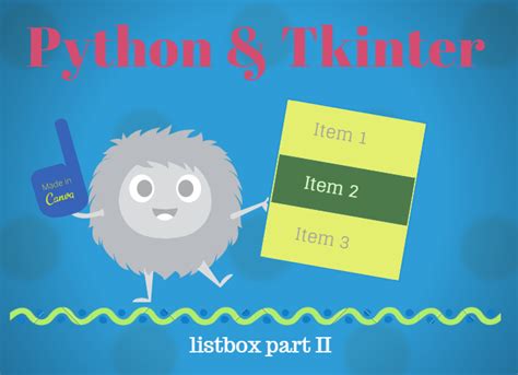 tkinter lesson 12 listbox part 2 how to delete selected item python programming