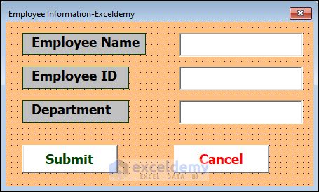 How To Use Excel VBA Userform 2 Suitable Examples