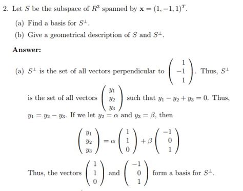 [solved] let s be the subspace of r 3 spanned by x 9to5science