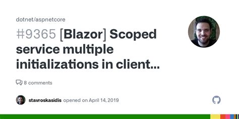Blazor Scoped Service Multiple Initializations In Client Side Blazor