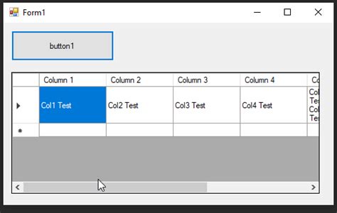 Winforms How To Make Datagridview Row Height Auto Adjust Wrap