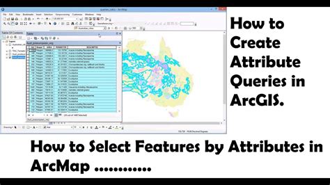 how to create attribute query in arcgis how to create an attribute in arcgis youtube