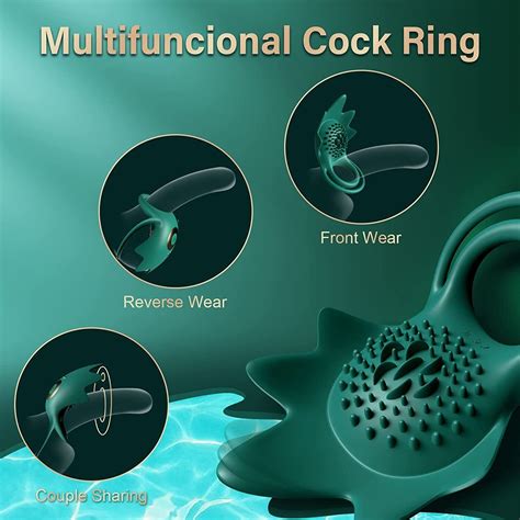 Vibrating Penis Erection Cock Ring Clit G Spot Vibrator Sex Toys For Men Women Ebay