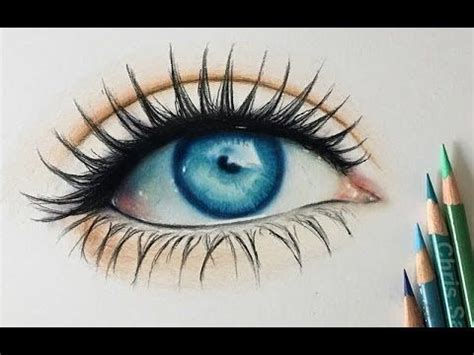 Tutorial How To Draw Color Realistic Eyes With Colored Pencils