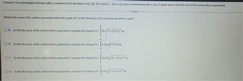 solved assume f is a nonnegative function with a continuous