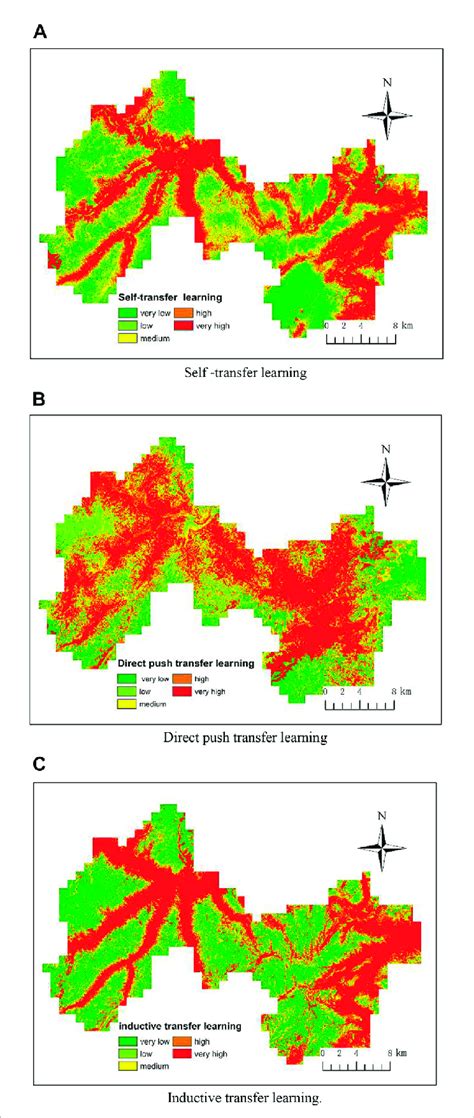 landslide susceptibility maps using the three models a self download scientific diagram