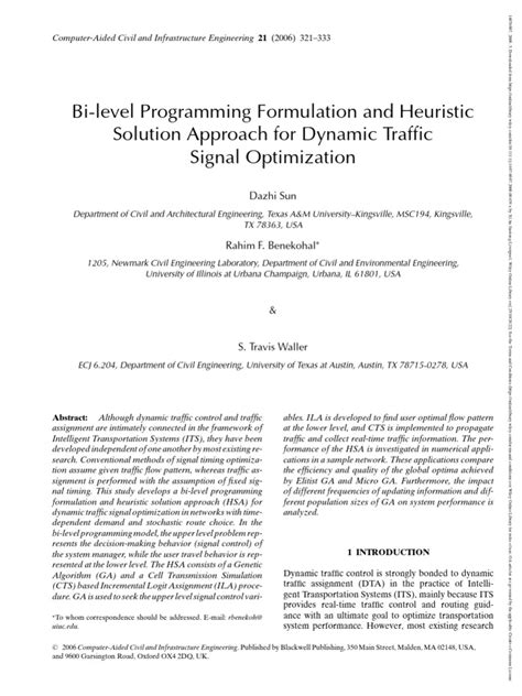 bilevel programming formulation and heuristic solution approach for dynamic pdf