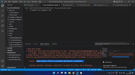 Java Gradle Keeps Throwing Error Cannot Write A File To A Location