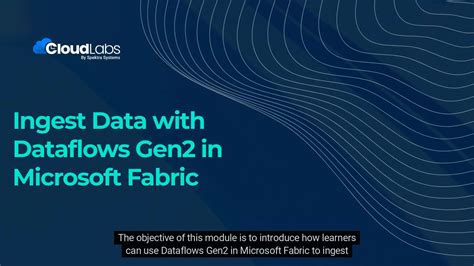 Module 06 Ingest Data With Dataflows Gen2 In Microsoft Fabric On Vimeo
