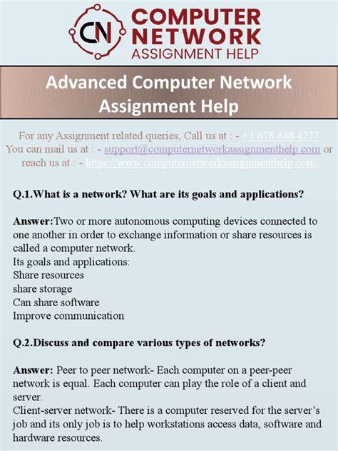 advanced computer network assignment help pdf computer network cloud computing