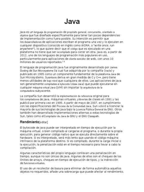 java descripcion máquina virtual de java java lenguaje de programación