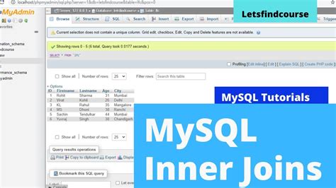 MySQL Inner Join With Example MySQL Tutorial Letsfindcourse YouTube