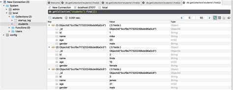 python操作数据库mongodb进行增删改查 csdn博客