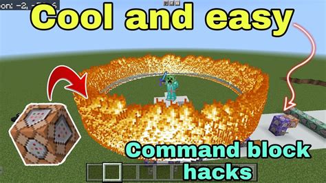4 Amazing Minecraft Command Block Hacks Command Block Tricks Bedrock