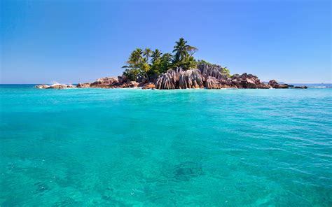 海岛全景 塞舌尔岛风景高清壁纸预览 10wallpaper