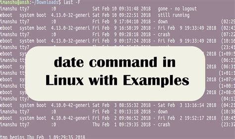 Date Command In Linux With Examples