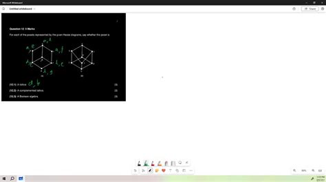 solved texts for each of the posets represented by the given hasse diagrams say whether the