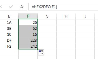 Excel HEX2DEC Function Excelabcd