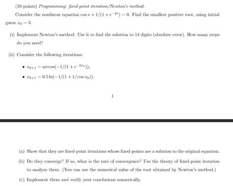 solved 10 points programming fixed point