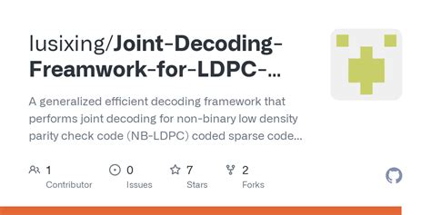 github lusixing joint decoding freamwork for ldpc coded mimo scma systems based on expectation