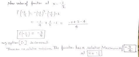 [solved] find the x values of all points where the function has any relative course hero