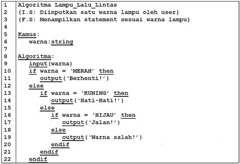contoh soal pseudocode dan flowchart lembar edu
