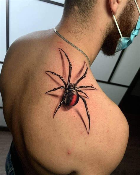 Top 67 Best 3d Spider Tattoo Ideas 2021 Inspiration Guide Tatuaje De Araña Tatuajes De