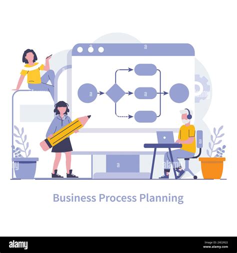 Business Process Planning Concept Executives Strategizing For