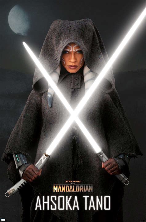 The Mandalorian Promo Posters Reveal Ahsokas Lightsaber Close Up Grogu Name And More