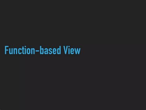 function based views django rest framework django tutorial