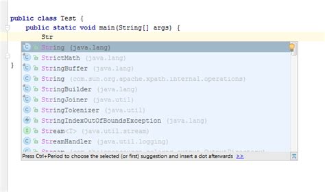 java how to use code completion on intellij plugin stack overflow