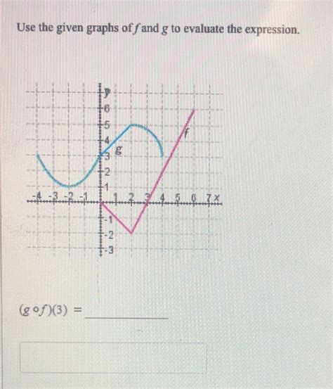 solved use the given graphs of fand g to evaluate the