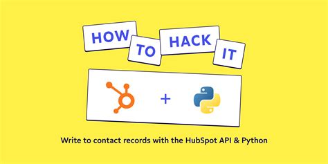 Write To Custom Contact Records W The HubSpot API Census