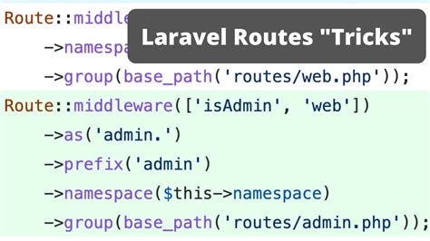 Laravel Routes Grouping And Other Tricks Challenge Result YouTube