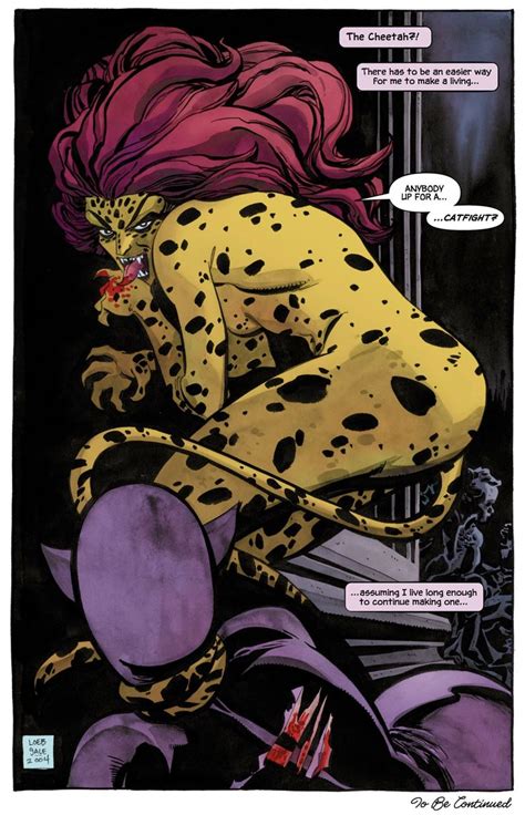 The Cheetah In Catwoman When In Rome 3 Art By Tim Sale And Dave Stewart Cheetah Dc Comics
