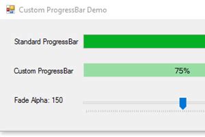 How To Paint On Top Of A ProgressBar Using C CodeProject