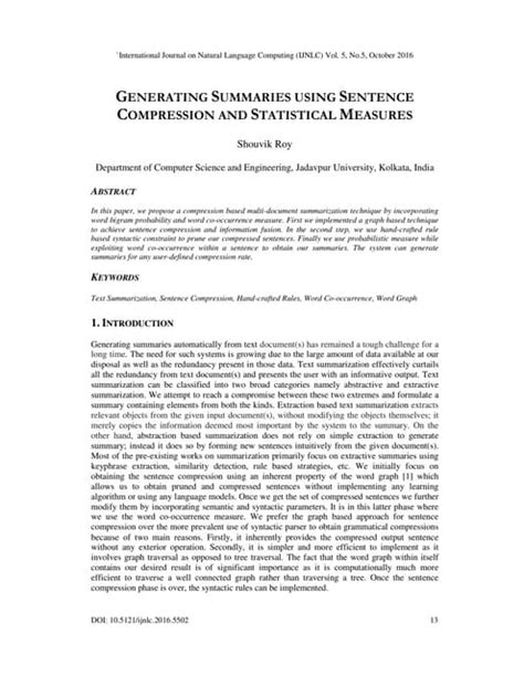 extraction based automatic summarization