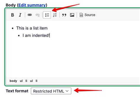 CKEditor List Adds Unwanted P Tag On Restricted HTML 3199643