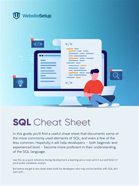 sql cheat sheet pdf pdf boolean data type integer computer science