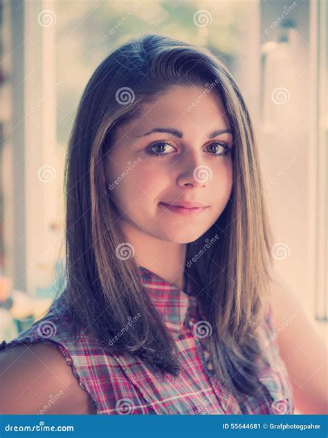 Portrait Girl Stock Image Image Of Model Fashion Skin 55644681