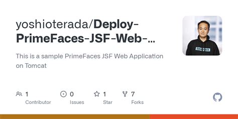 GitHub Yoshioterada Deploy PrimeFaces JSF Web App On Tomcat 9 0 This