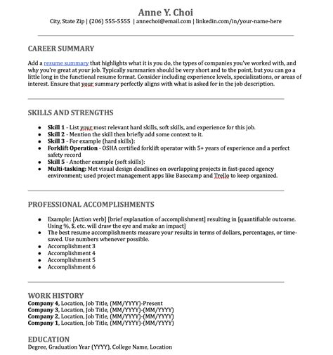 How To Write A Career Change Resume Guide Templates Examples