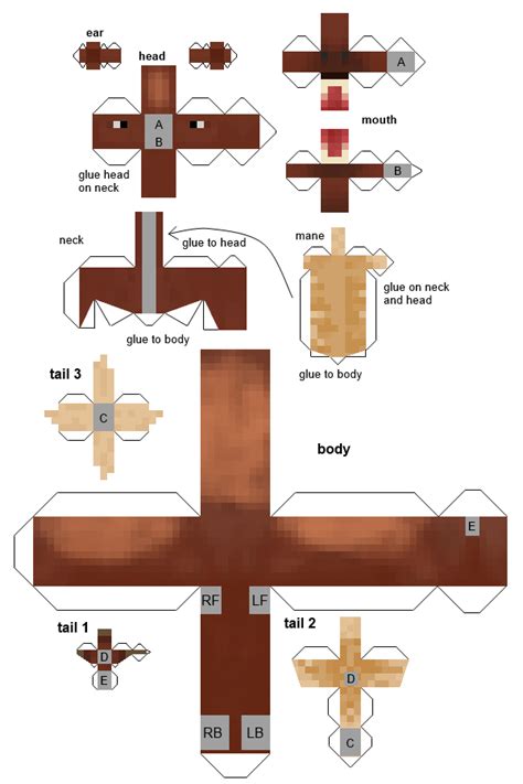 Ultimate Bendable Steve Armables Papercraft Minecraft Movible Armadura Pixel Papercraft
