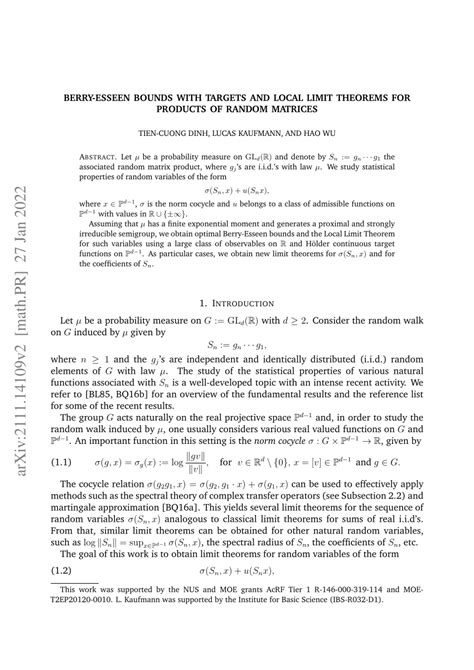 pdf berry esseen bounds with targets and local limit theorems for products of random matrices