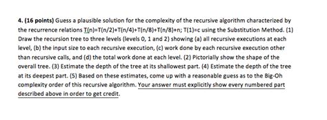solved 4 16 points guess a plausible solution for the