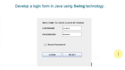108 how to create simple login form in java swing gui make a login gui youtube