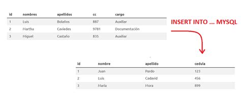insertar registros en tabla de una base de datos mysql itsoftware