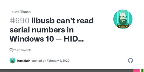 Libusb Can T Read Serial Numbers In Windows 10 HID Device Issue